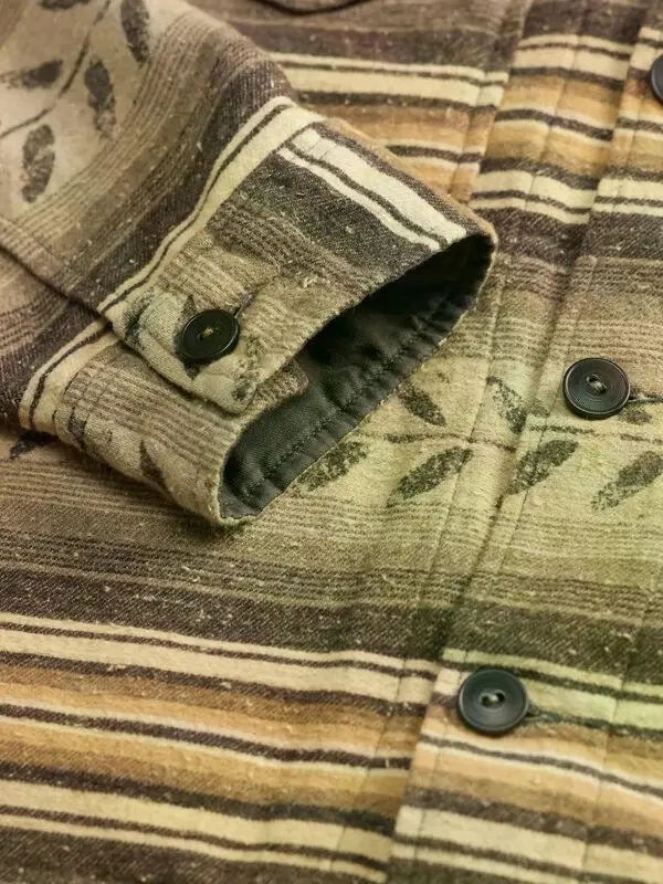 Ralph Lauren Striped Leaf-print Jacket
