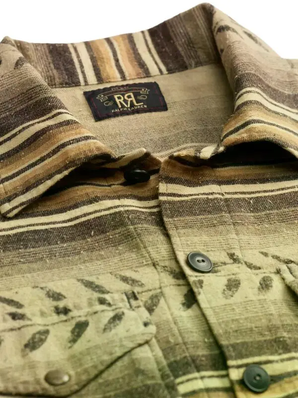 Ralph Lauren Striped Leaf-print Jacket