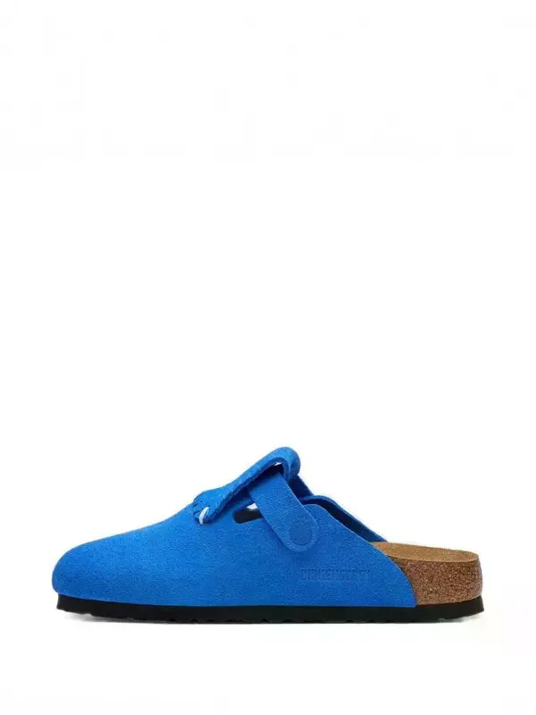 BIRKENSTOCK Adererror Boston Suede Buckle-fastening Mules