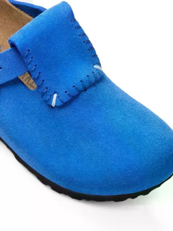 BIRKENSTOCK Adererror Boston Suede Buckle-fastening Mules