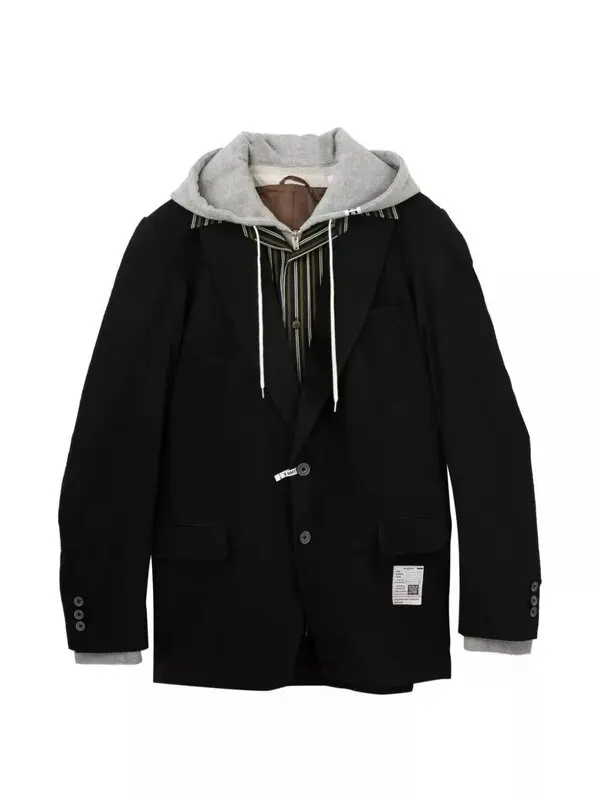 Mihara Yasuhiro Hooded Double-layered Jacket