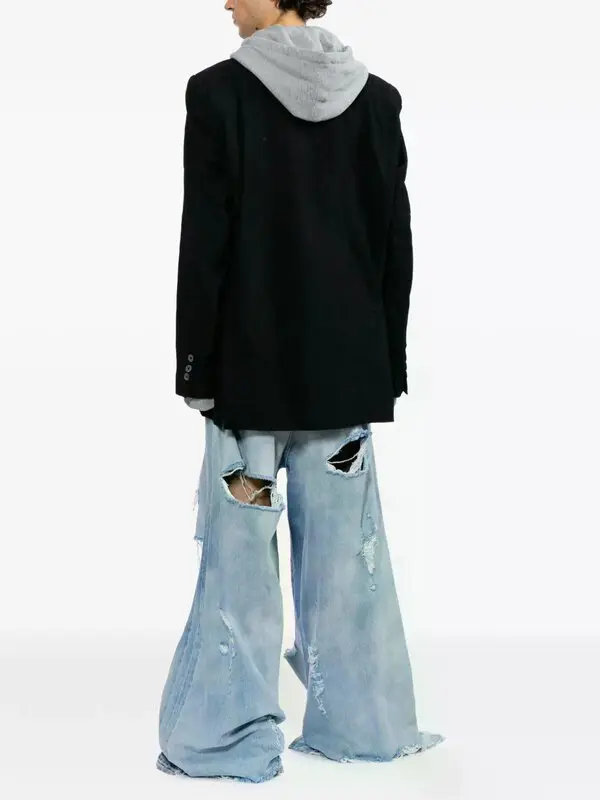 Mihara Yasuhiro Hooded Double-layered Jacket