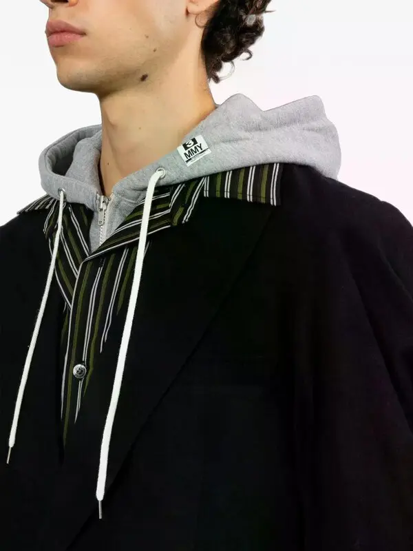 Mihara Yasuhiro Hooded Double-layered Jacket