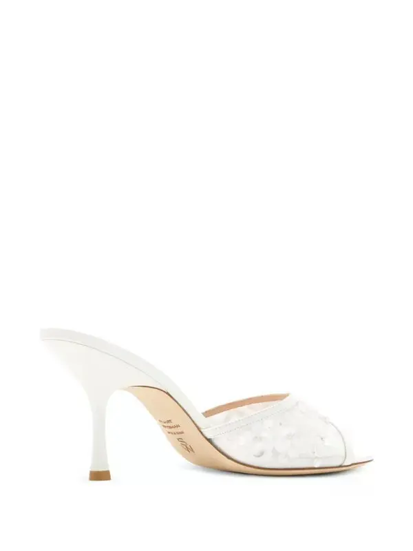 STUART WEITZMAN Montrose Sequin-embellished Mesh Sandals