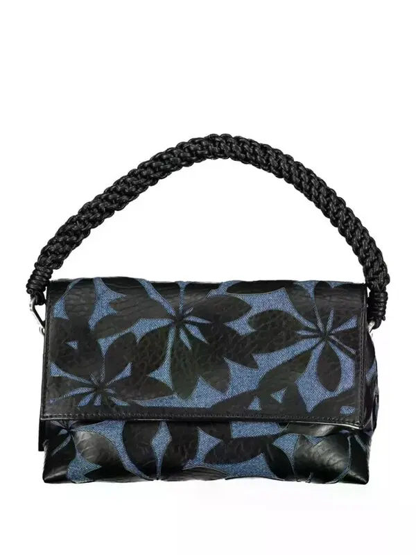 Desigual Floral-pattern Braided-handle Tote Bag
