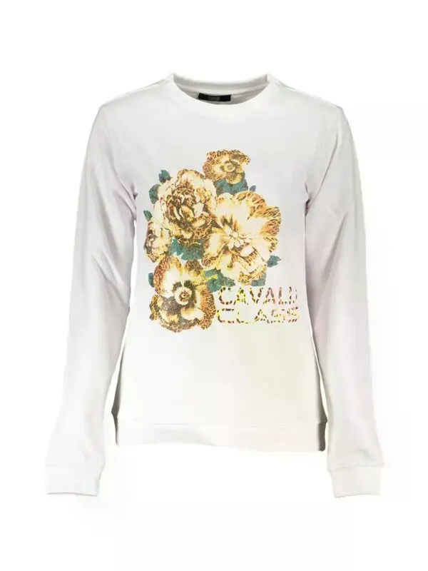 Roberto Cavalli Floral-print Sweater