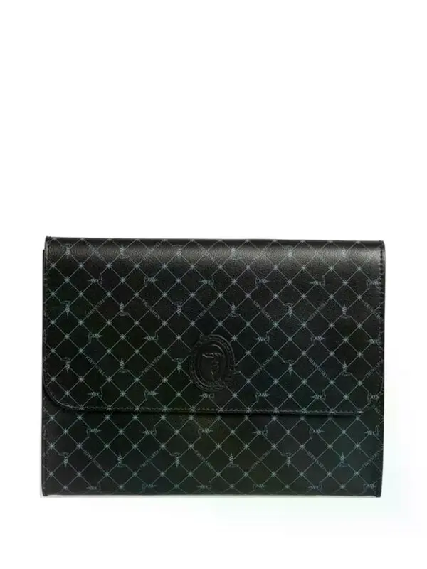 TRUSSARDI Logo-print Foldover Clutch Bags