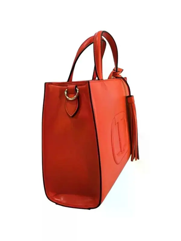 TWINSET Logo-embossed Tassel-detail Tote Bag