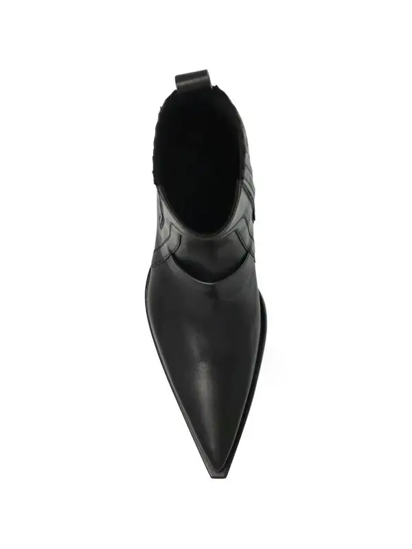 Rick Owens Pointed Sliver Ankle Boots