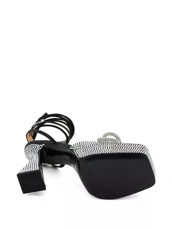 Mach & Mach Crystal-embellished Sandals