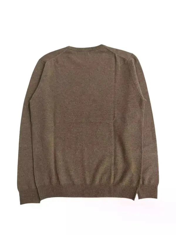 BALDININI Logo-plaque Fine-knit Sweater