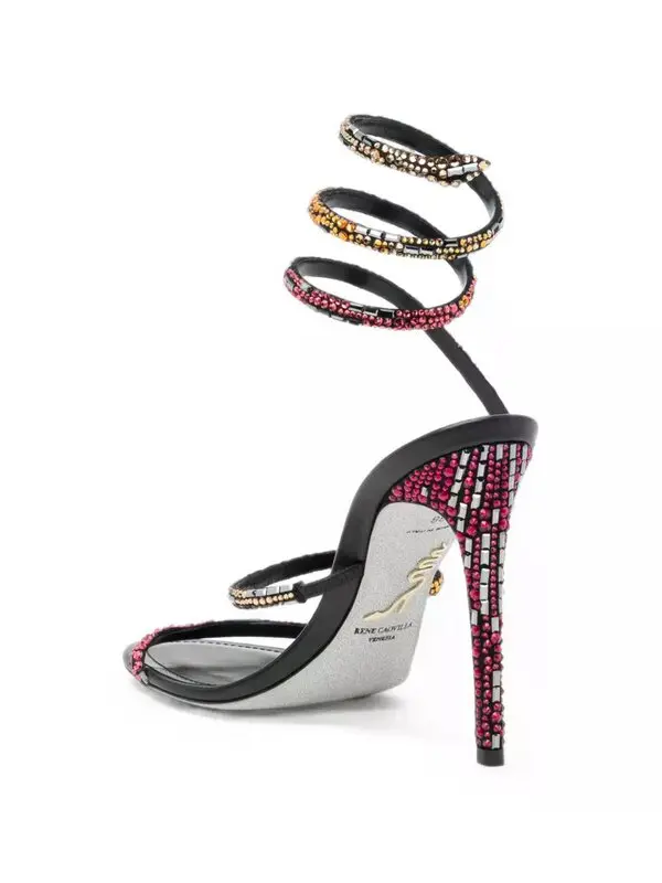 Rene Caovilla X Swarovski 105mm Cleo Sandals