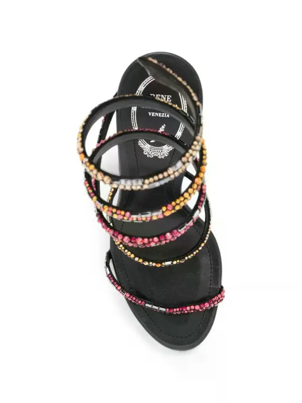 Rene Caovilla X Swarovski 105mm Cleo Sandals