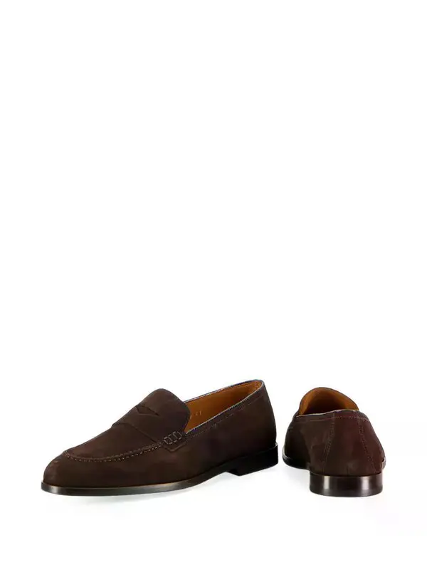 DOUCAL'S Penny-slot Suede Loafers