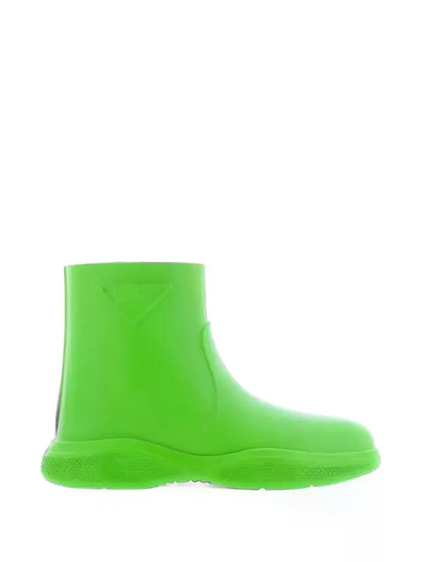 Prada Triangle Logo Rubber Boots