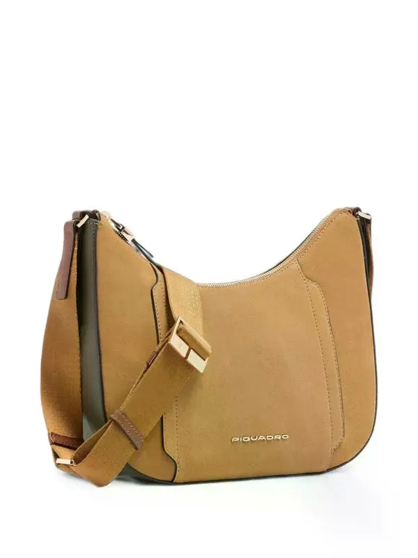 PIQUADRO Circle Logo-plaque Shoulder Bag