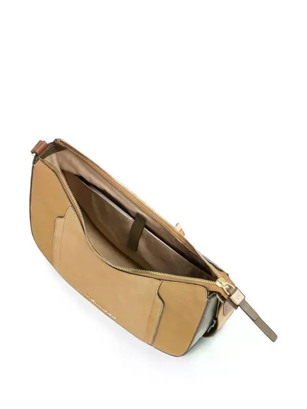 PIQUADRO Circle Logo-plaque Shoulder Bag