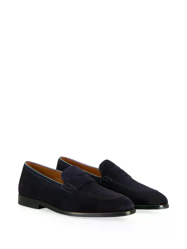 DOUCAL'S Penny-slot Suede Loafers