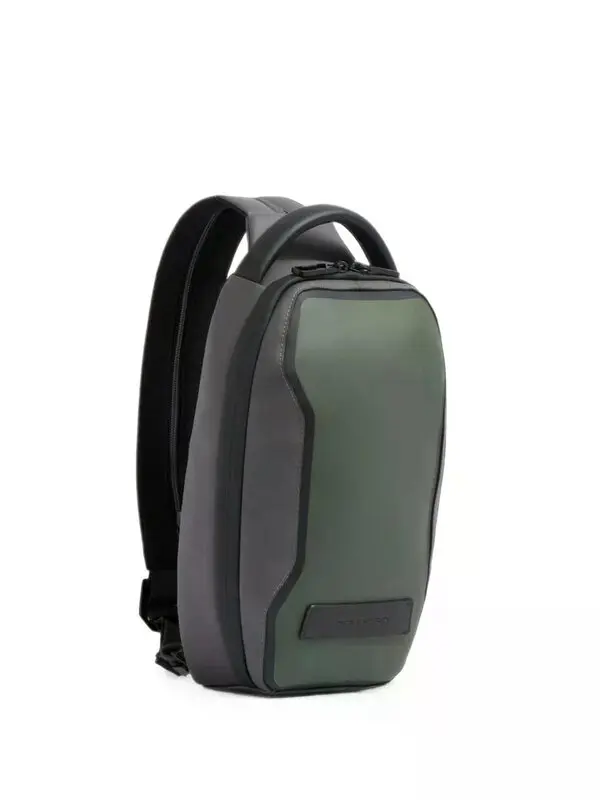 PIQUADRO Logo-patch Panelled Backpack
