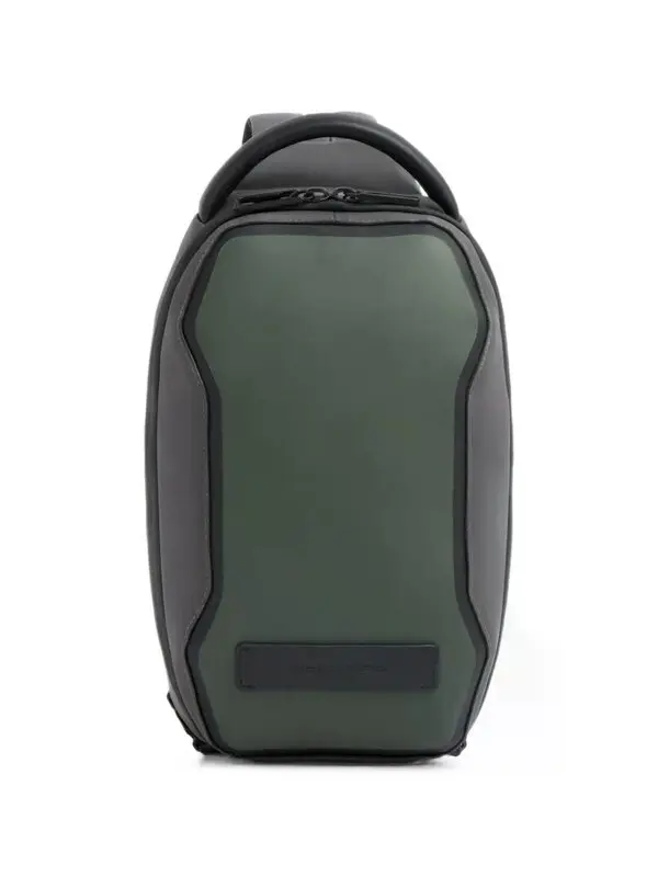 PIQUADRO Logo-patch Panelled Backpack