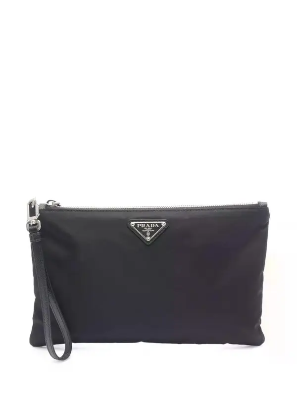 Prada 2013-2026 Re Nylon Wristlet Clutch Bag