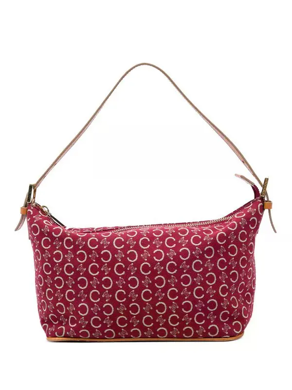 Celine 2000 C Macadam Canvas Shoulder Bag