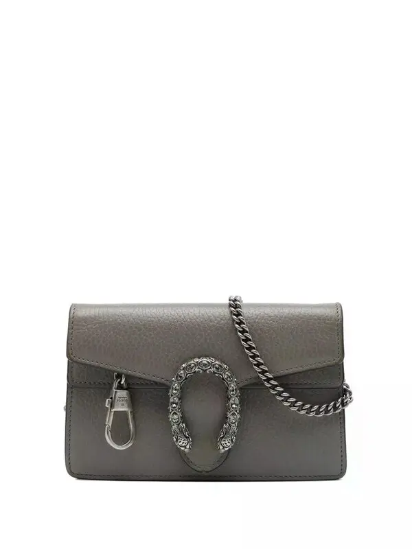 Gucci 2016-2026 Mini Calfskin Dionysus Crossbody Bag - Grey