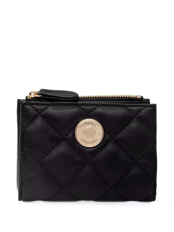 TWINSET Quilted Logo-plaque Wallet