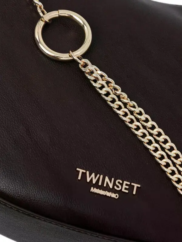 TWINSET Chain-detail Shoulder Bag - Brown