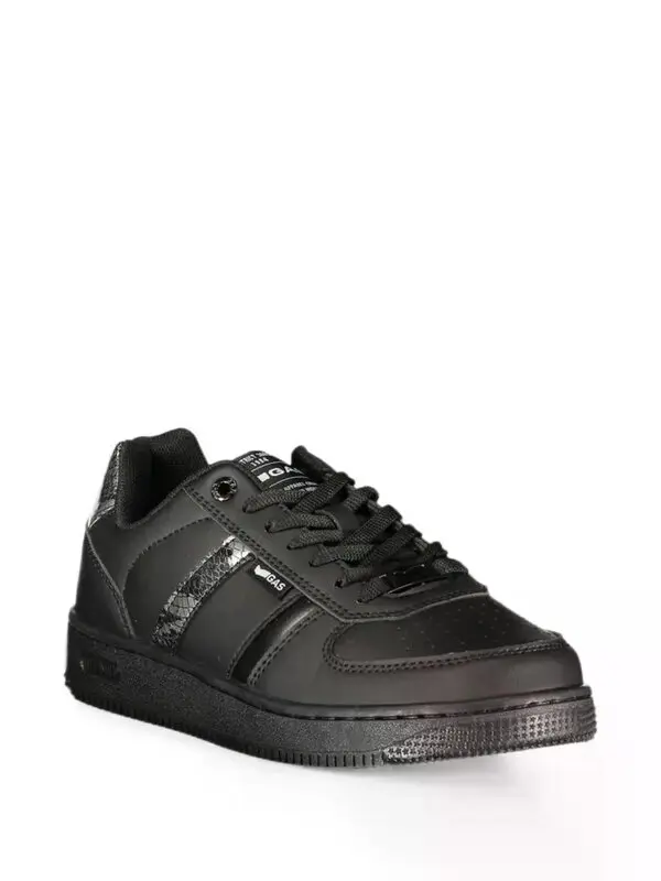 GAS Snakeskin-effect Panelled Sneakers