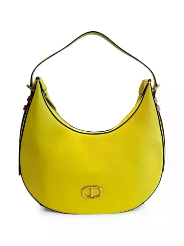 TWINSET Logo-plaque Curved Shoulder Bag