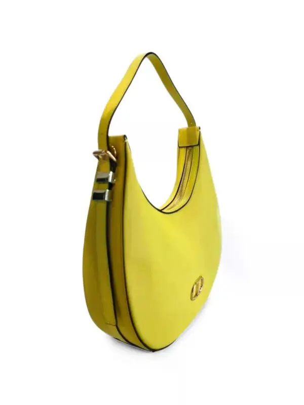 TWINSET Logo-plaque Curved Shoulder Bag