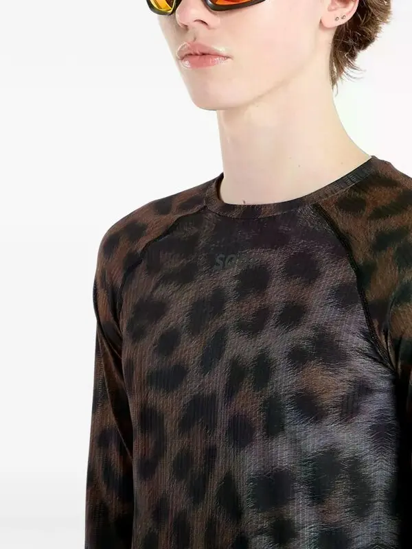 SOAR Race Leopard-print Top