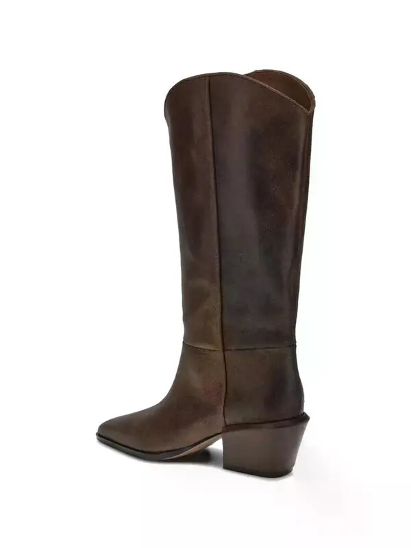 Paris Texas Bettina Leather Cowboy Boots