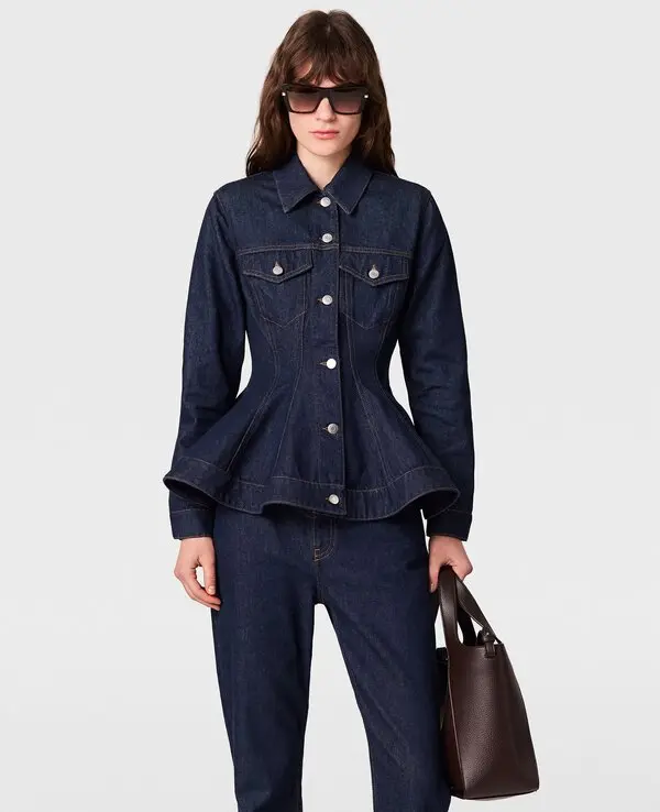 Stella McCartney Peplum Denim Jacket