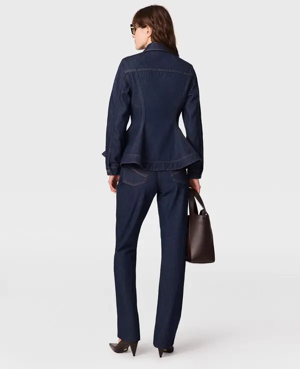 Stella McCartney Peplum Denim Jacket