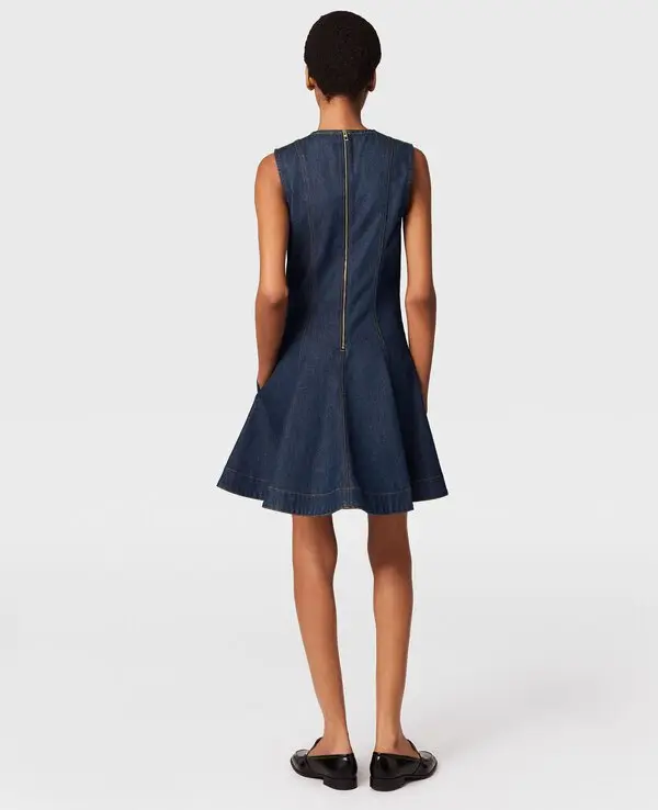 Stella McCartney Peplum Denim Mini Dress