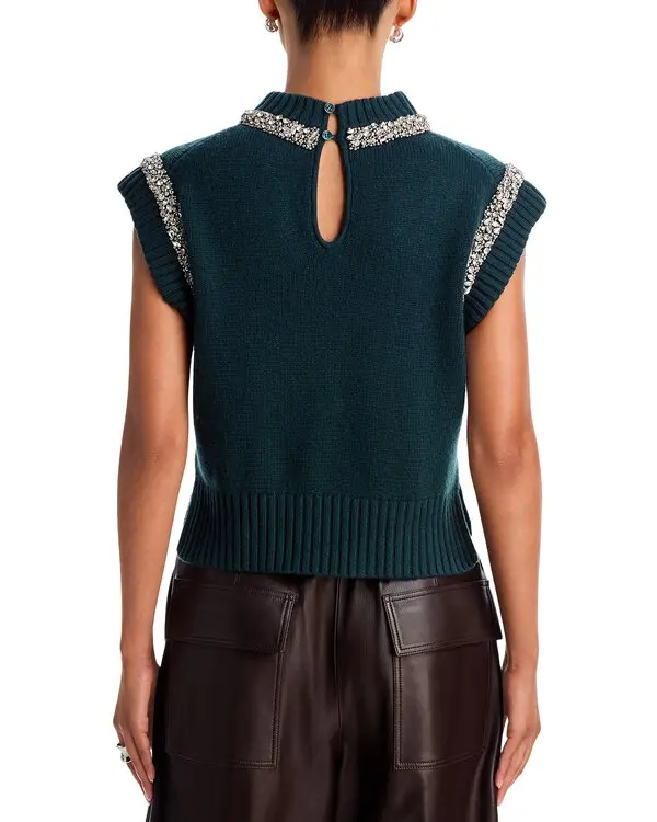 Simkhai Joanae Wool & Cashmere Crewneck Sweater