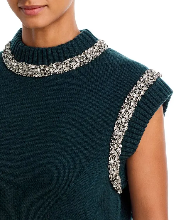 Simkhai Joanae Wool & Cashmere Crewneck Sweater