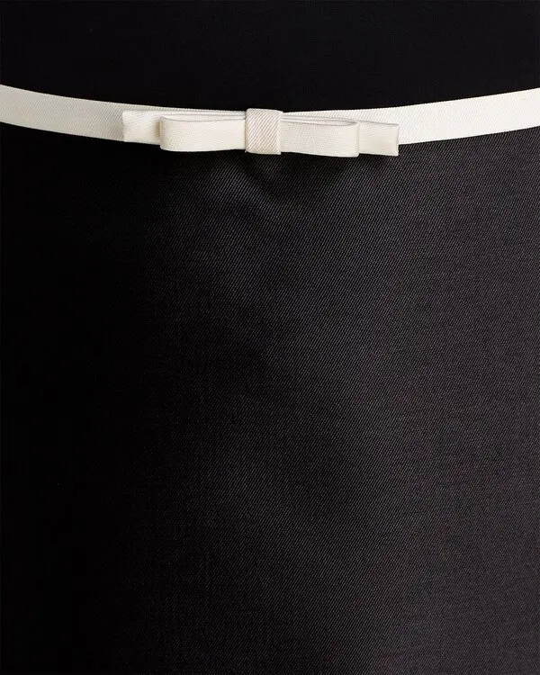 Simkhai Viana Bow Trim Mini Skirt