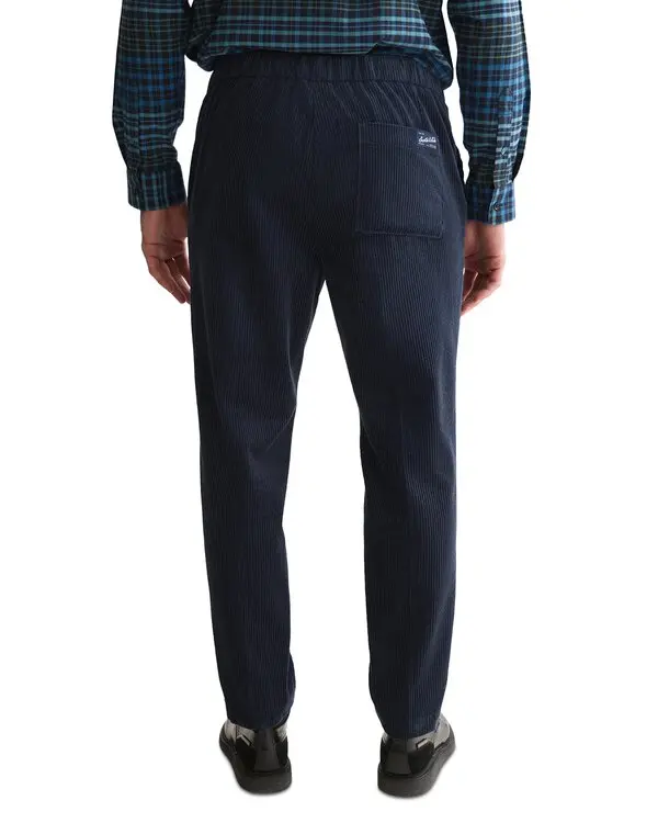 Scotch & Soda Fave Cotton Corduroy Regular Fit Drawstring Pants - Sky Captain