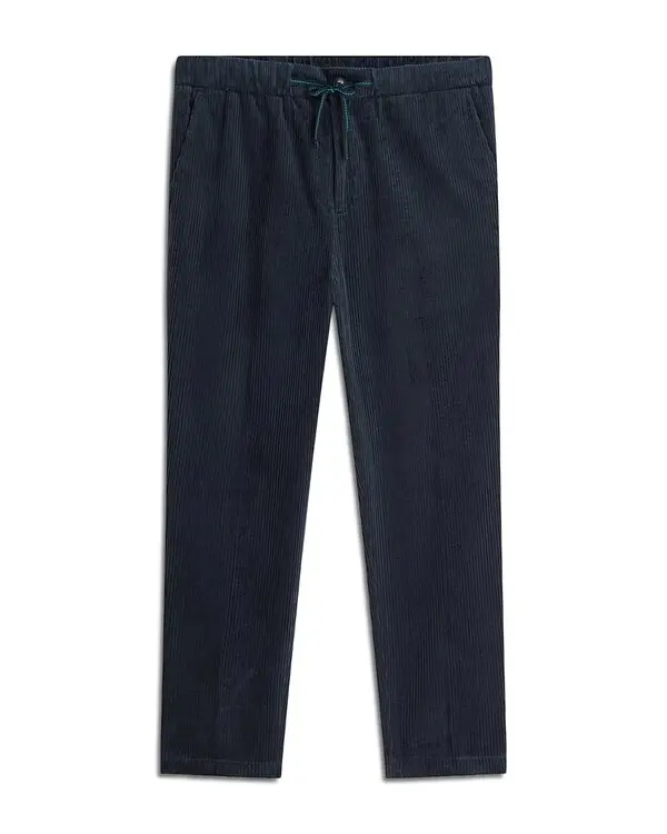 Scotch & Soda Fave Cotton Corduroy Regular Fit Drawstring Pants - Sky Captain