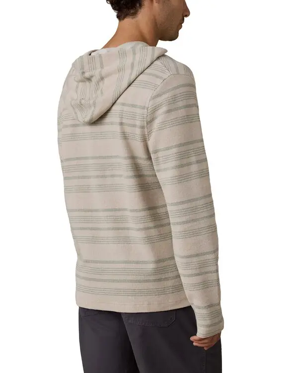 Faherty Brand Oasis Textured Jacquard Beach Hoodie