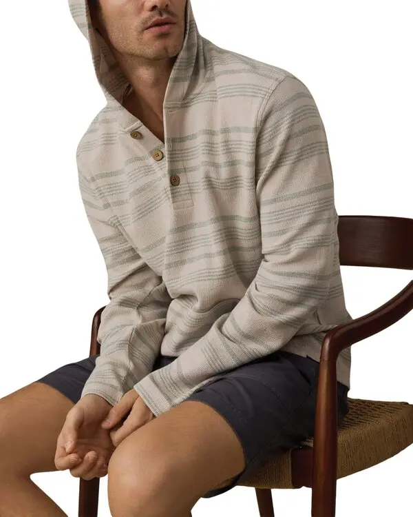 Faherty Brand Oasis Textured Jacquard Beach Hoodie