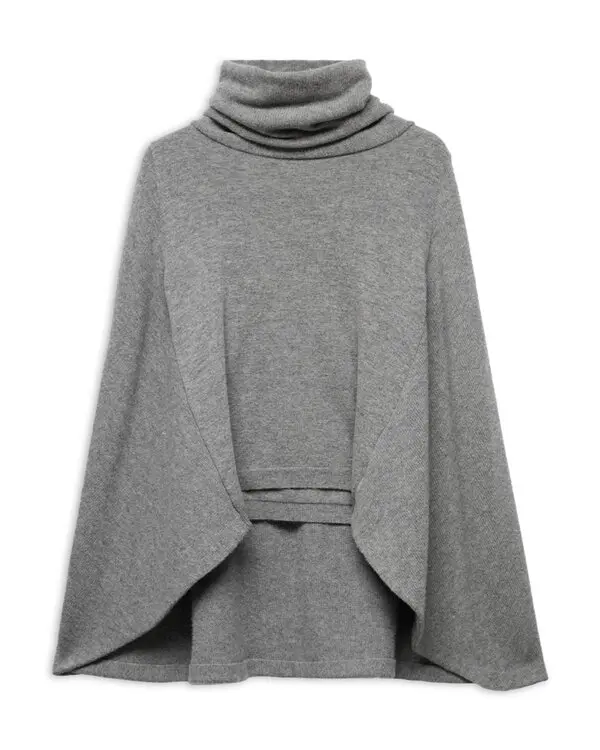7 For All Mankind Wool High Neck Shawl Sweater