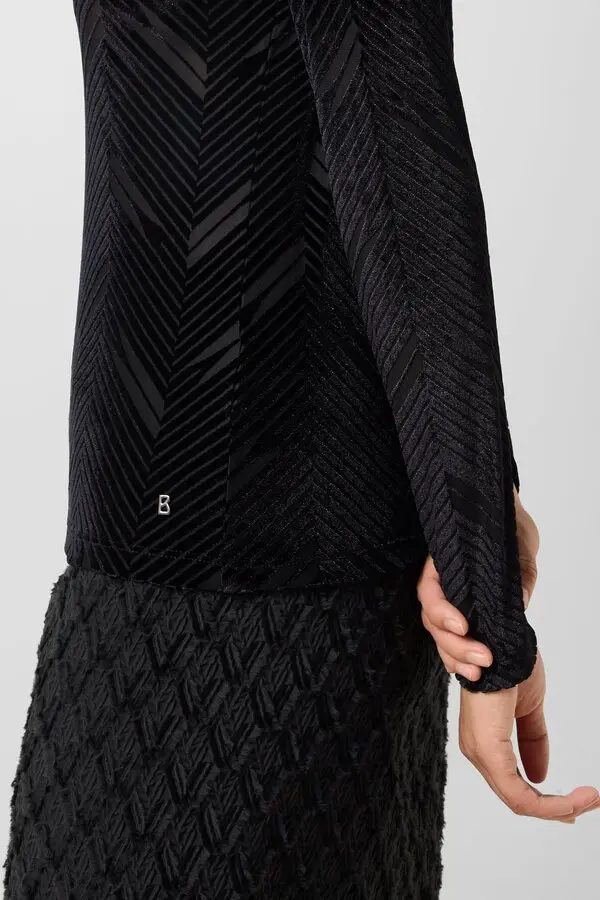 Bogner Cherie Velvet Long-sleeve Top
