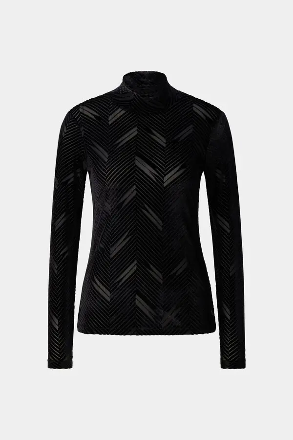 Bogner Cherie Velvet Long-sleeve Top