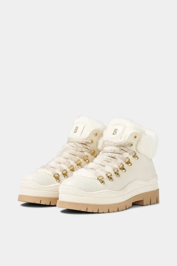 Bogner Lace-up Boots Arosa - Off-white