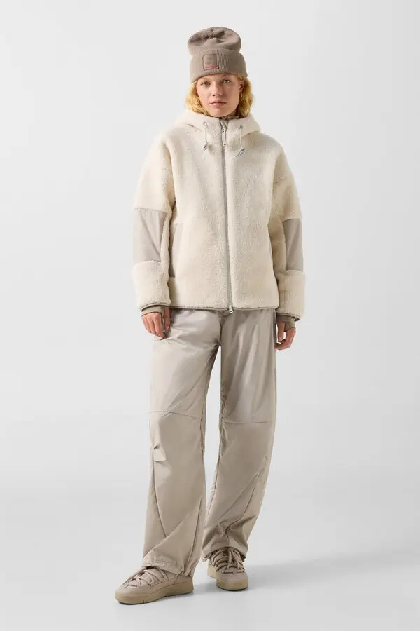 Bogner Naera Mid-layer Teddy Jacket - Off-white