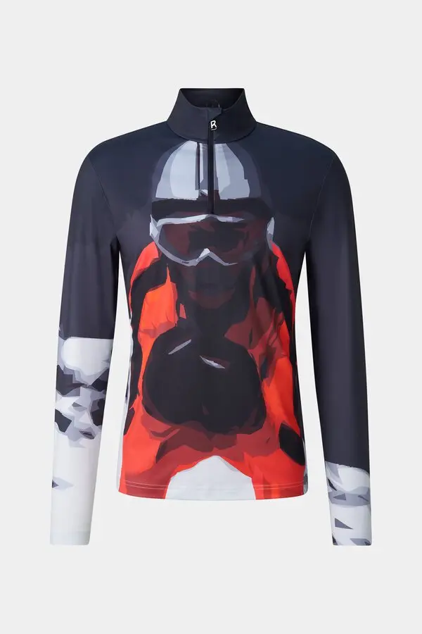 Bogner First Layer Verti - Anthracite/red